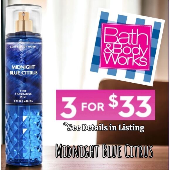Bath & Body Works | Bath & Body | Midnight Blue Citrusby Bath And Body ...